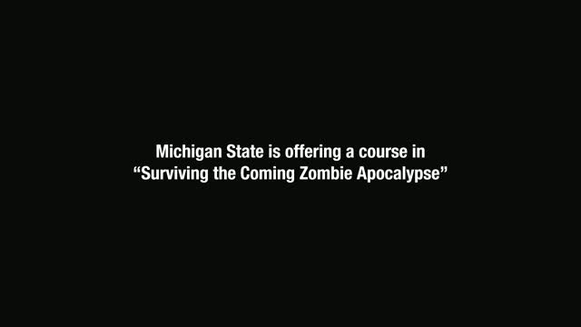 MSU Zombie Survival Course | BumpWorthy.com - adult swim bumps