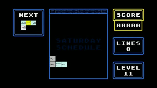 Saturday Schedule Video Game | BumpWorthy.com - adult swim bumps