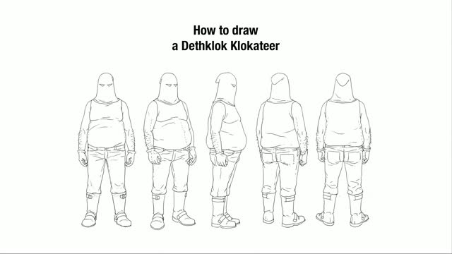 How to Draw a Klokateer | BumpWorthy.com - adult swim bumps