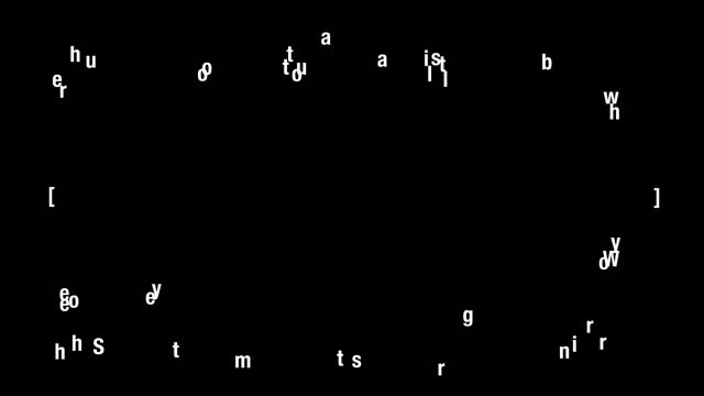 Scrambled Word Message | BumpWorthy.com - adult swim bumps